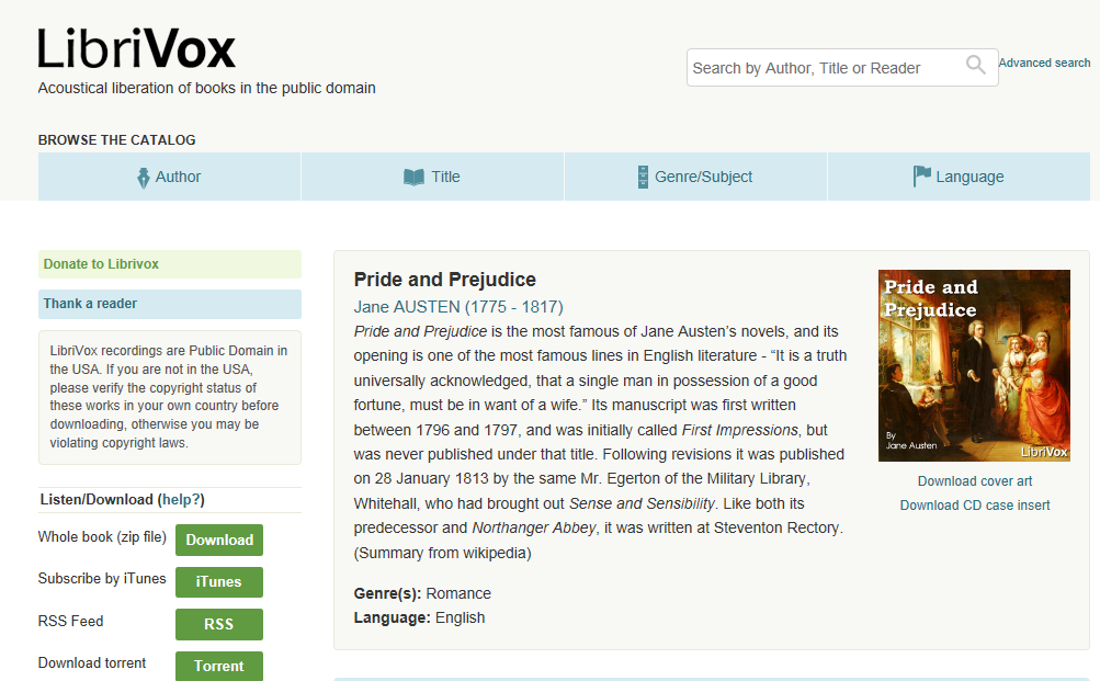 LibriVox（朗読図書館）、世界の文学聴けます。: 日々の出来事 (Kayoko's diary)